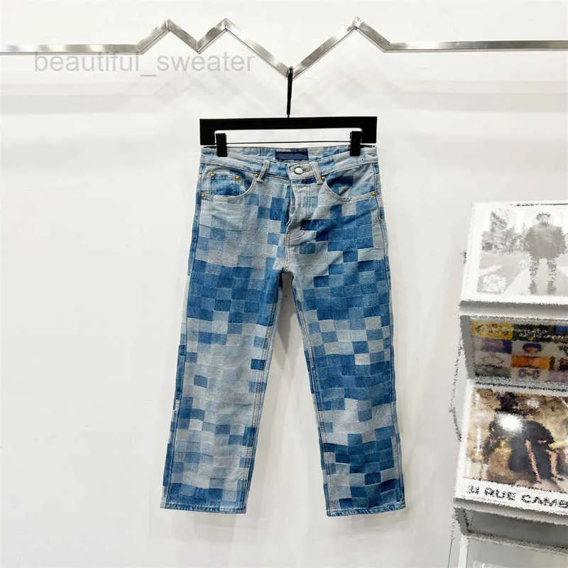 Men's Plus Size 2025ss Designer Jeans and Women's Long Wide Leg High ...