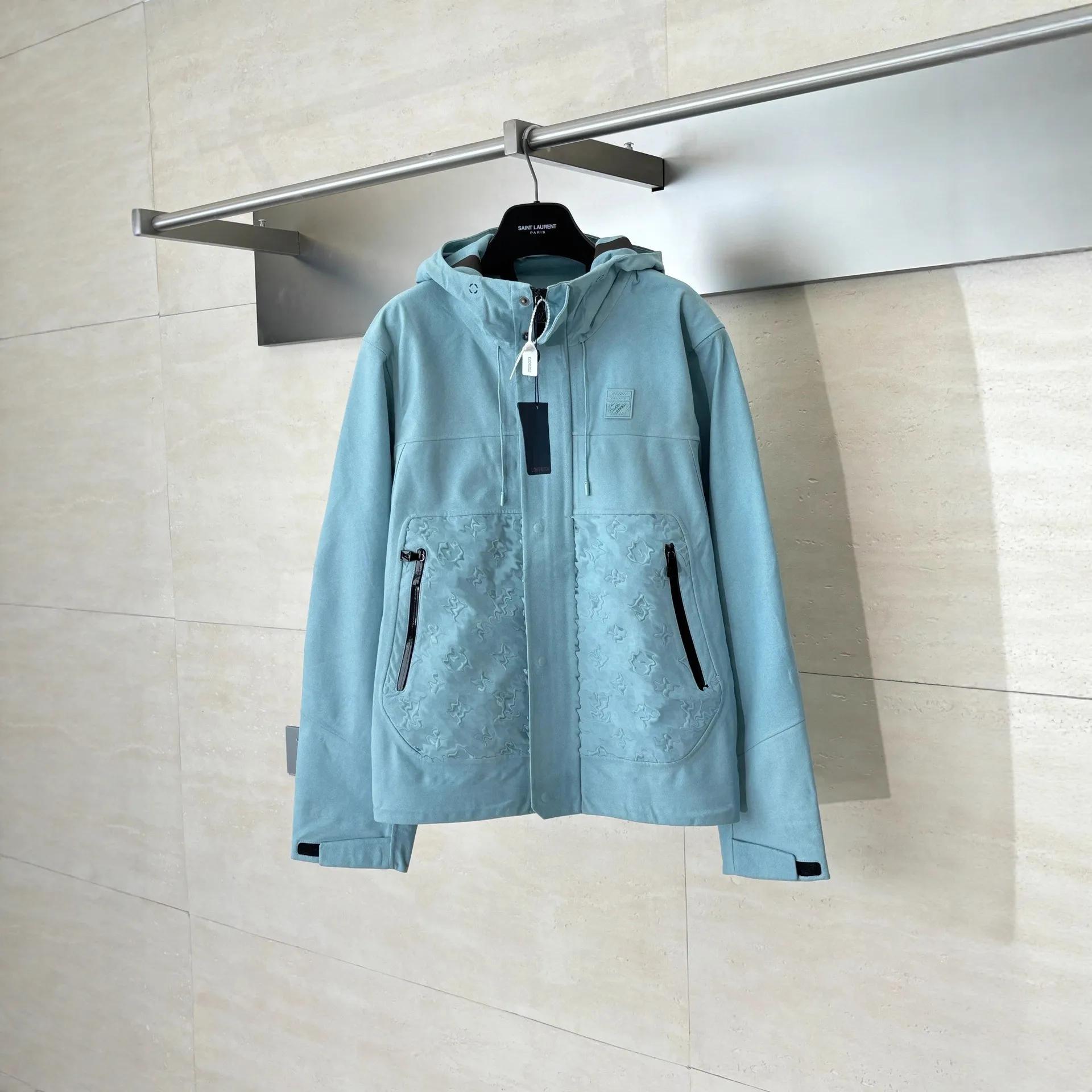 Men's Designer Brand Jacket: Early Autumn Letter Embossed Jacquard ...