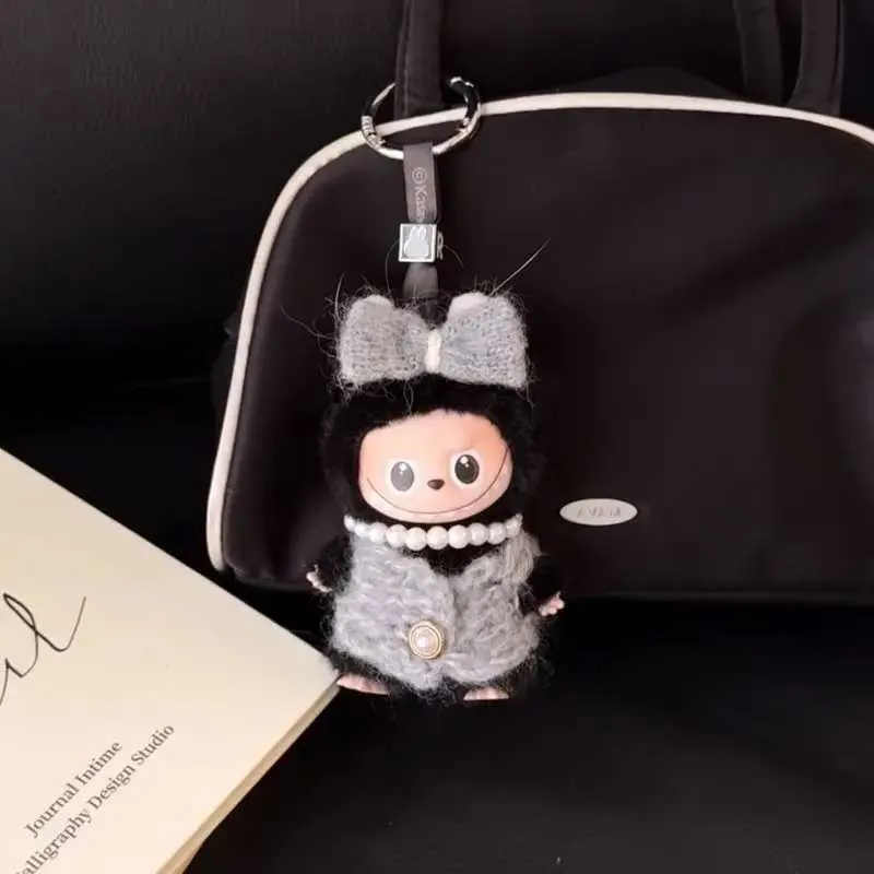 For Labubu 40 Clothes: Bow Fashion Elegant Dress for Labubu V4 Heart ...