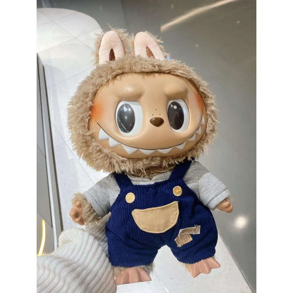 Toy Vinyl Plush Doll Monster Labubu 37cm Time To Chilltime Cold Series ...