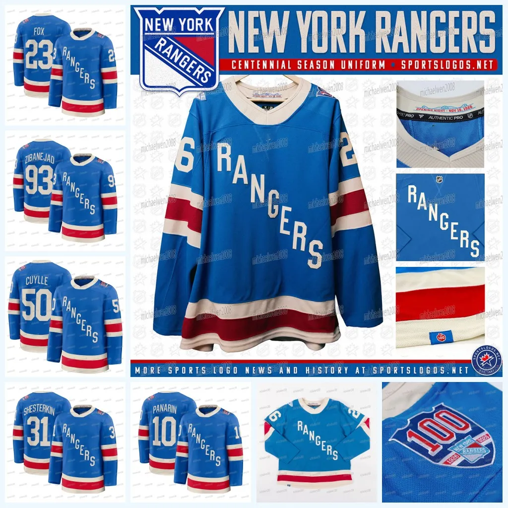 NY Ranger 2025 26 Centennial Hockey Jersey Matt Rempe... From ...