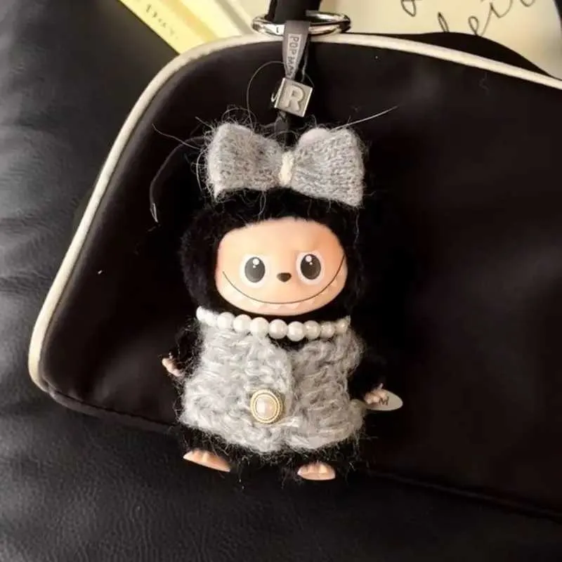 For Labubu 40 Clothes: Bow Fashion Elegant Dress for Labubu V4 Heart ...