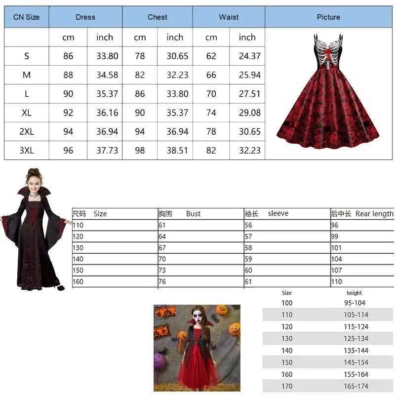 Kids Halloween Vampire Costume for Girls, Black Tutu Dress, Carnival ...