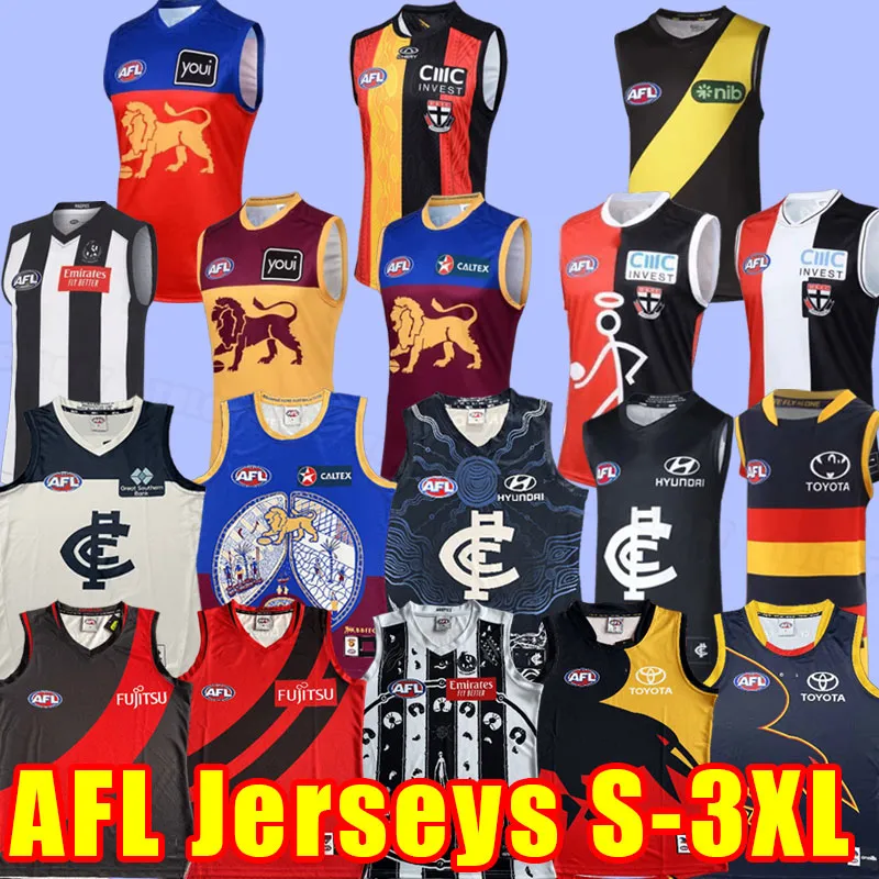 2025 2026 AFL Port Adelaide Crows Essendon Bombers Rugby JerseyS 24 25 ...