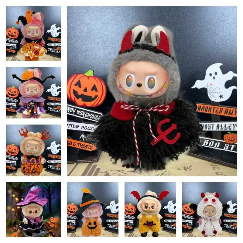 Doll Clothes For Labubu V1 V2 V3 Plush Doll Pumpkin Magic Witch ...