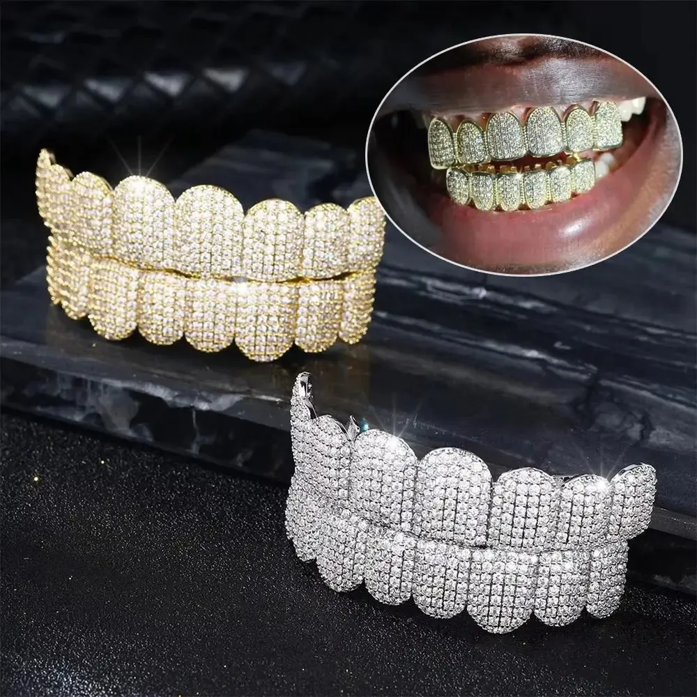 Hip Hop Full Adult Teeth With Removable Top And Bottom Teeds ...