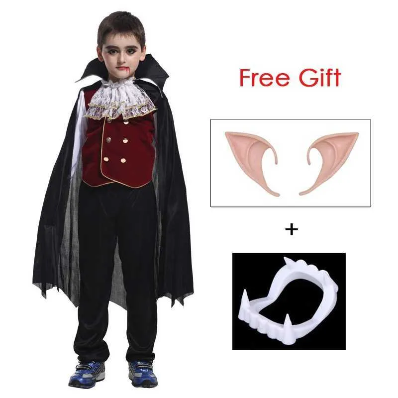 Child Noble Count Dracula Costume, Gothic Victorian Vampire Costume for ...