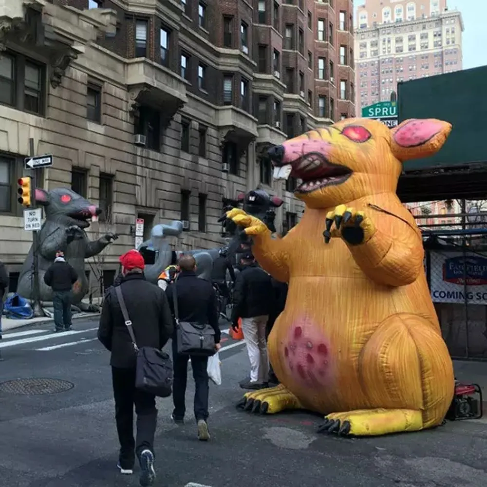 Custom Yellow Inflatable Advertising Balloon - Mouse/Rat Model from ...
