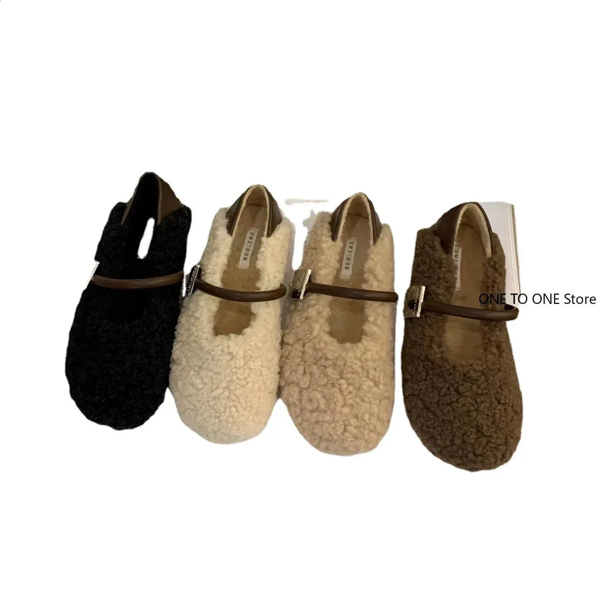 Winter Round Toe Slip-On Loafers: Casual Fur Sneakers for Women, Autumn ...