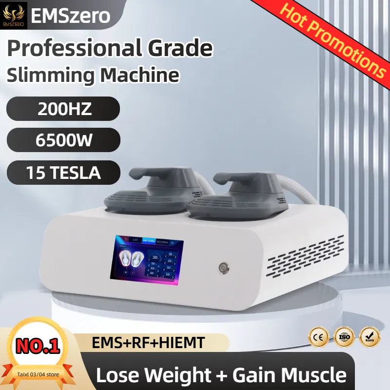 EMSzero RF HIEMT EMS Muscle Stimulator 15 Tesla 200Hz Fat Burner ...