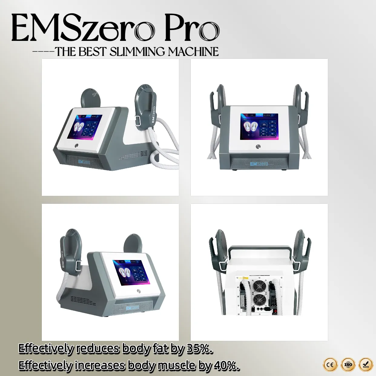 EMSzero Neo HiEMT RF Cranial Electrotherapy Stimulation Machine For ...
