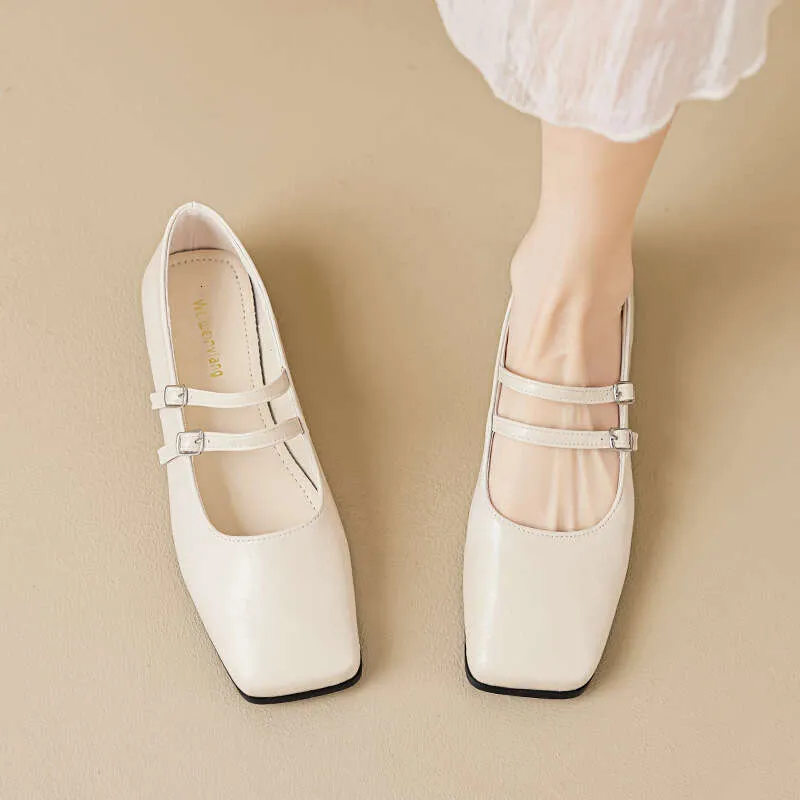 Wholesale Weiwei Girl Hepburn Style French Single Mary Jane Shoes ...