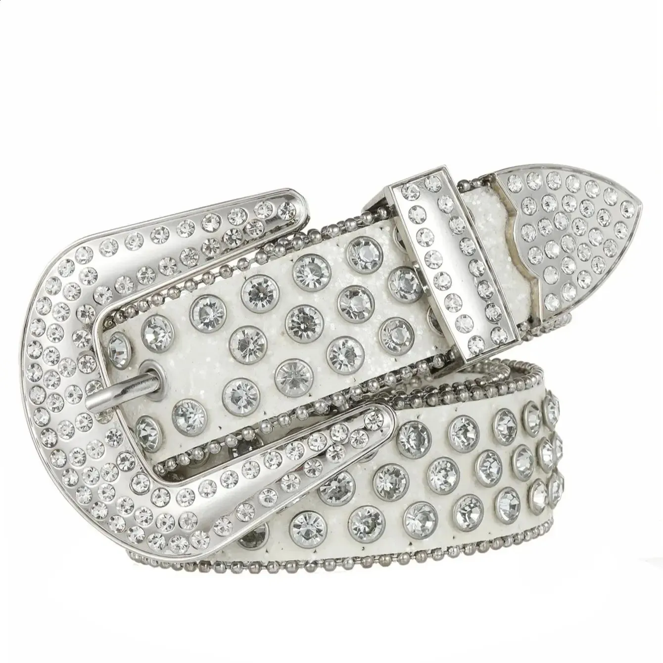 Diamond Belt For Women Decorative Beaded Western Punk Style Belt For ...