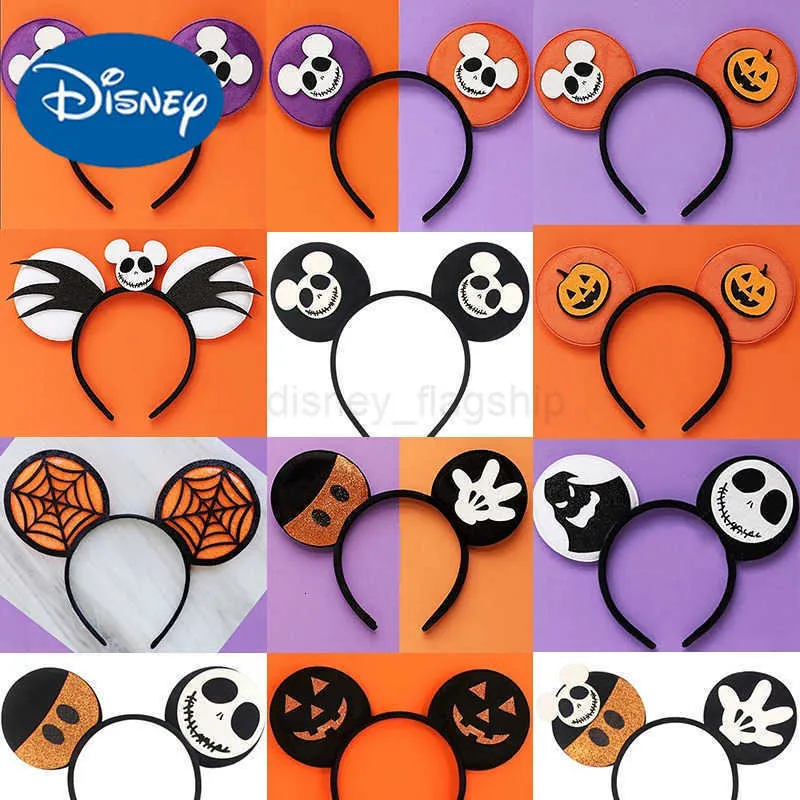 Disney Halloween Pumpkin Mickey Mouse Ear Headband For Adults Kid Witch ...