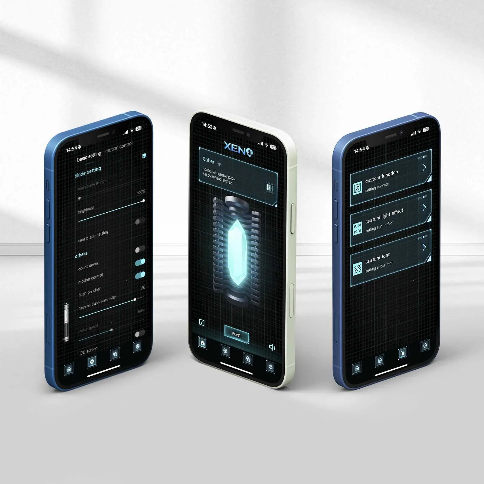 DamienSaber Xeno30 Pixel Lightsaber, Metal Hilt, Force FX Heavy Dueling ...