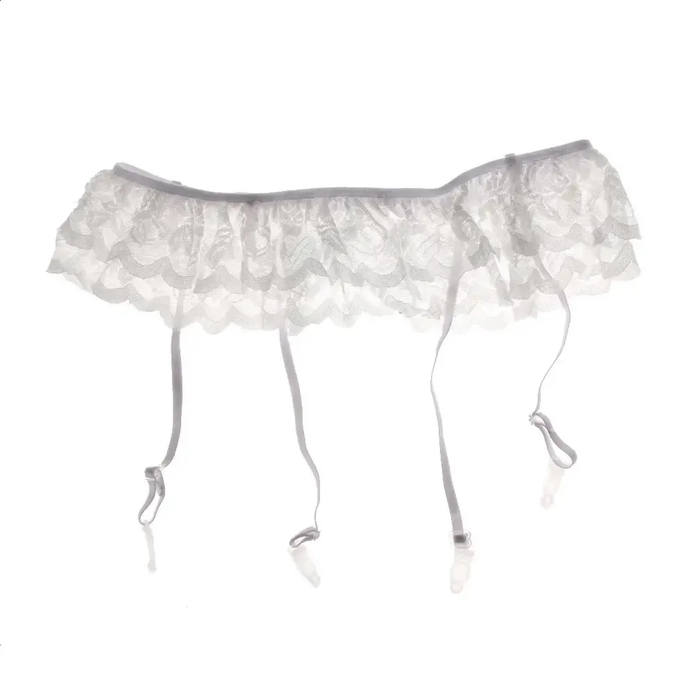 Women's Sexy Lace Top Thigh-High Stockings Socks Suspender Garter Belt ...