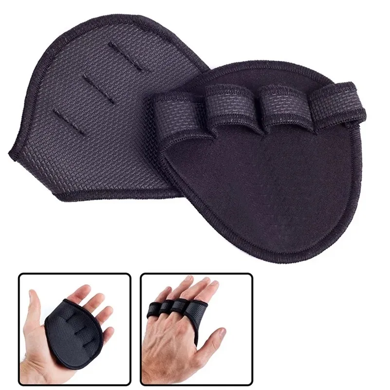 Neoprene Grip Pads Lifting Grips Gym Workout Gloves Weightlifting ...