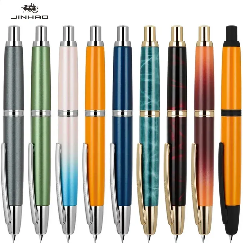 Jinhao 10 Press Retractable Fountain Pen, Extra Fine Nib, Clicking Pen ...