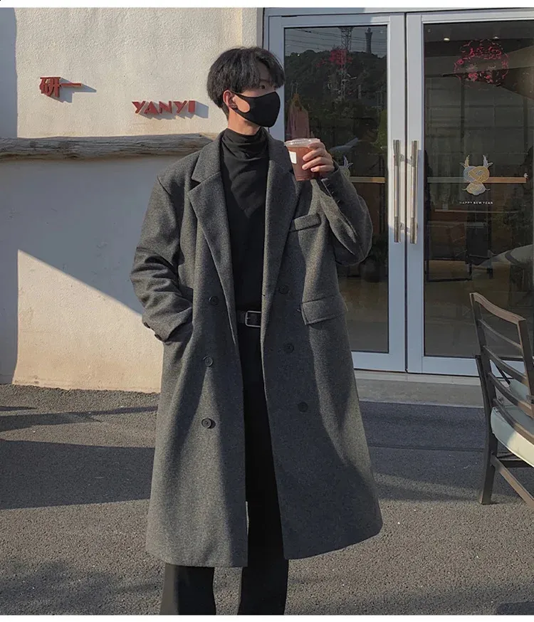 Trench Coat: Korean Fashion, High Quality, Soft, Comfortable, Casual ...