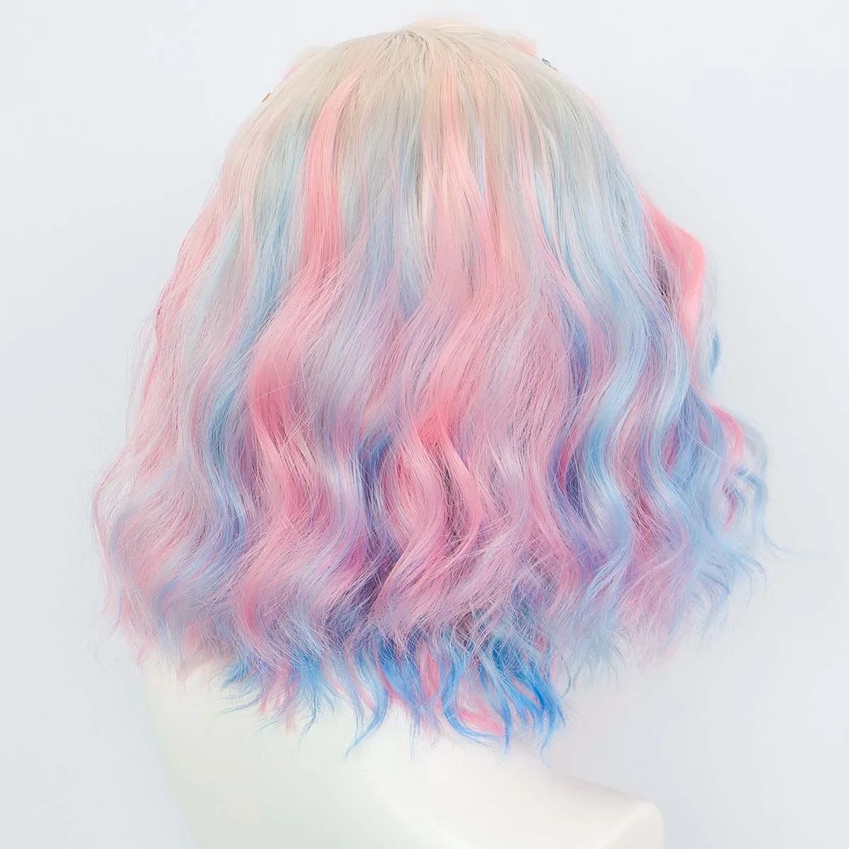 Halloween Carnival Cosplay: Wolf Girl Enid Sinclair Blue and Pink Curly ...