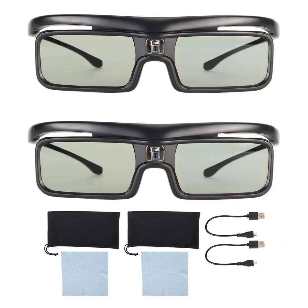 Rechargeable Active Shutter Remake 3D Glasses For Vanish TV Projectors ...