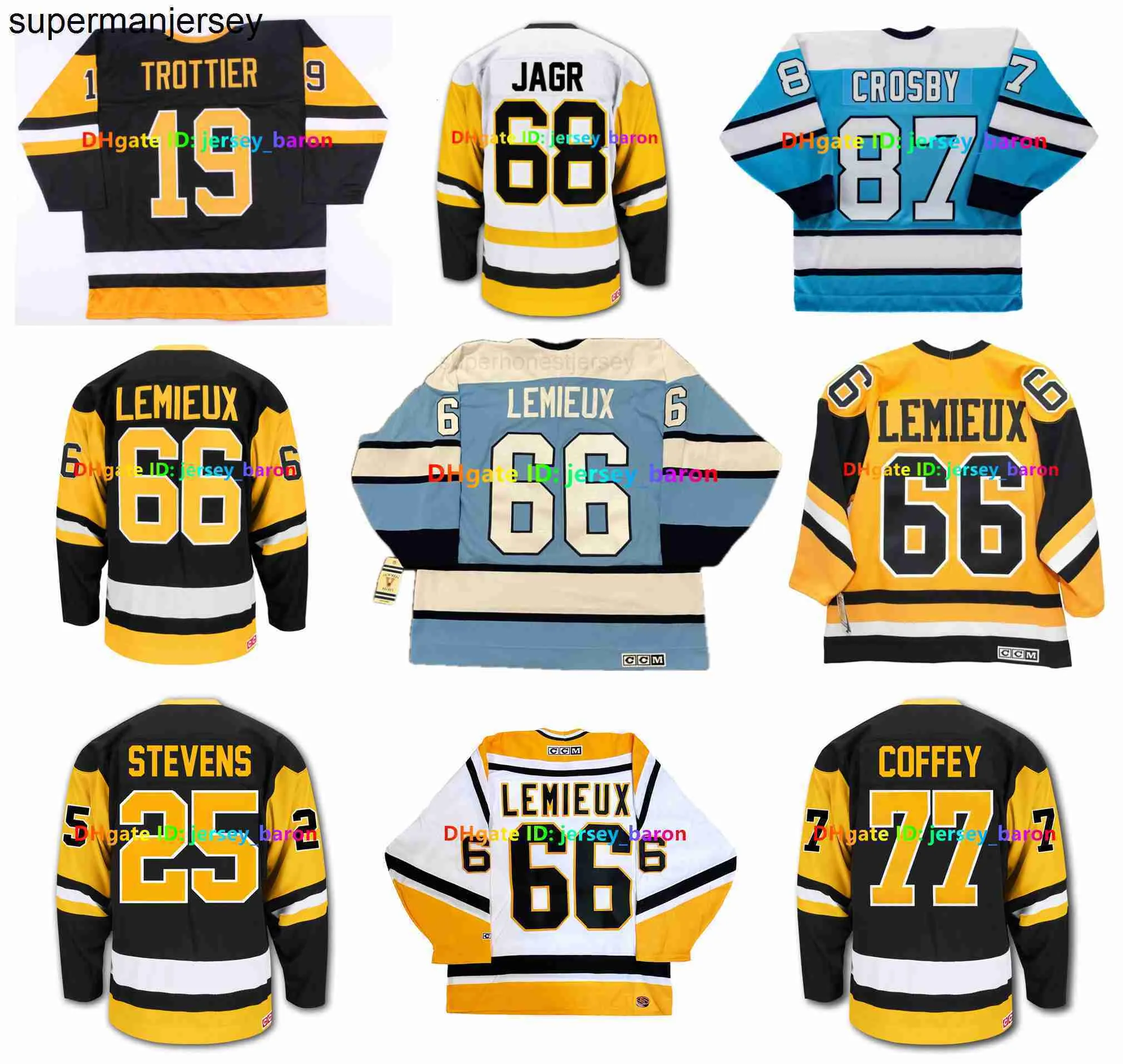 Throwback Hockey Jerseys Classic Team Colors Sizes S 4XL Inspired By ...