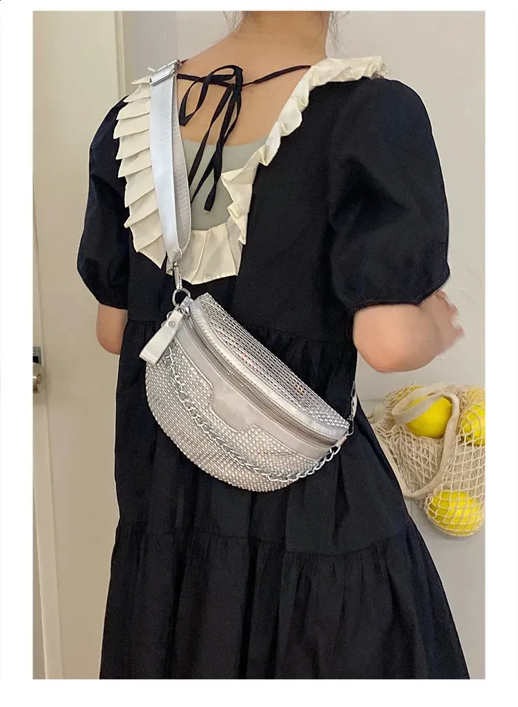 Fashion Women's Crossbody Bag Diamond Female Shoulder Bag Shiny ...