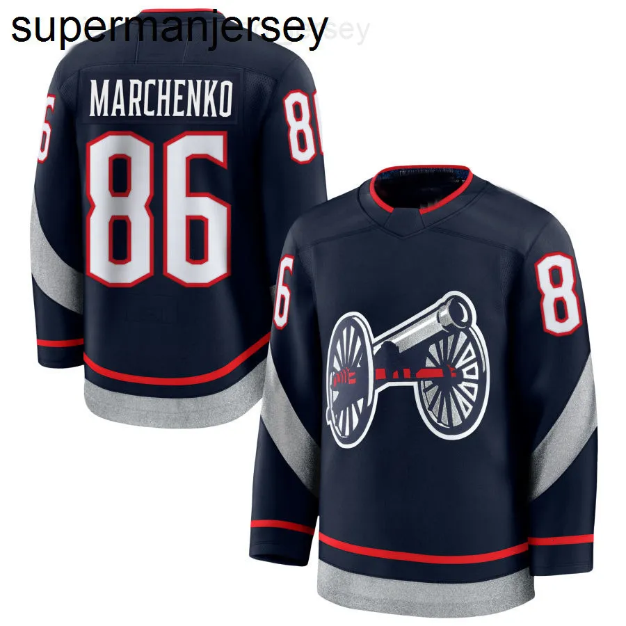 2026 Custom 2025 Stadium Series Hockey Jersey Johnny Gaudreau Kirill ...