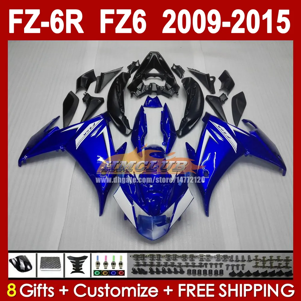 OEM Yamaha FZ6 FZ 6R FZ6N Bodywork Fairing Set Factory Blue Frame ...