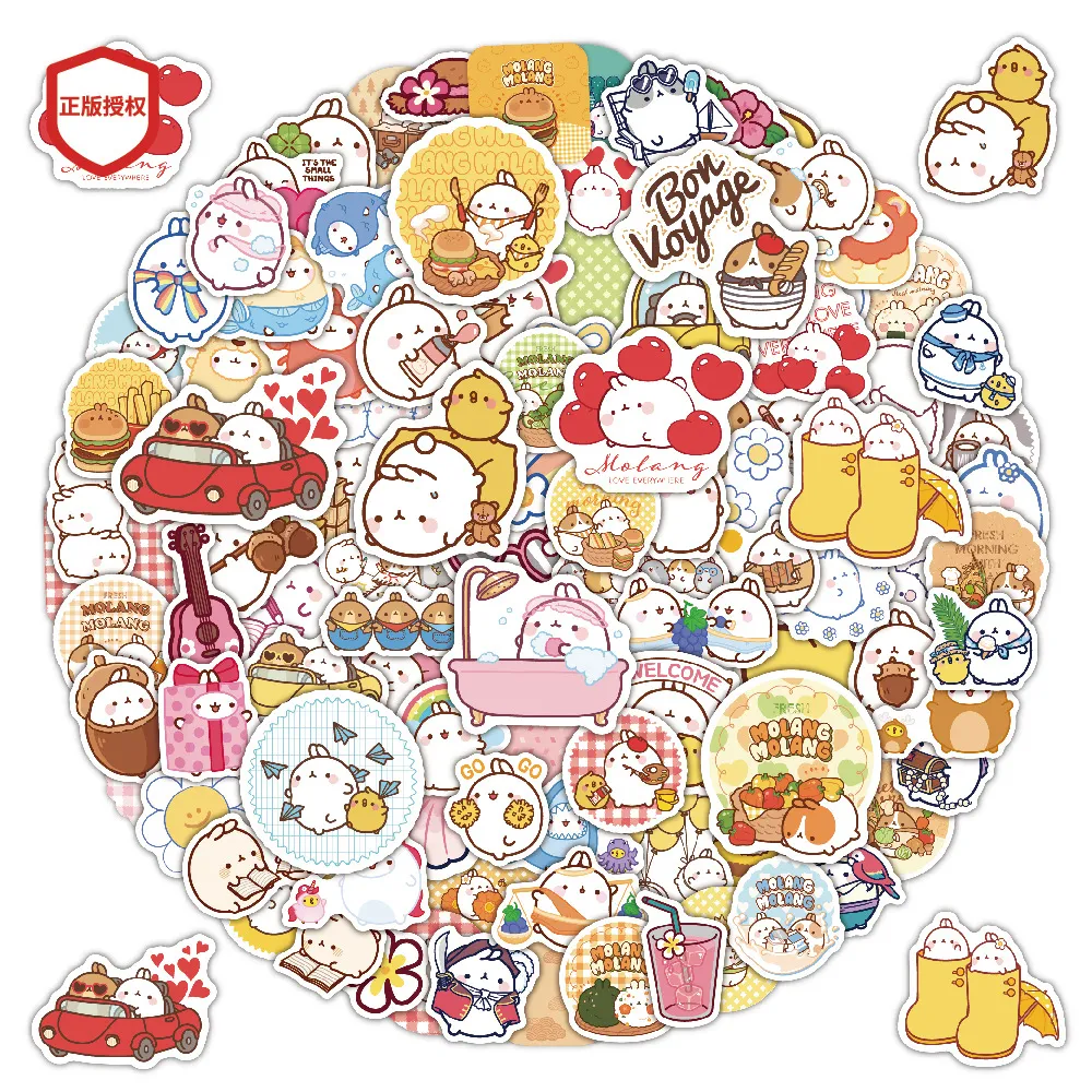 Cute Cartoon Waterproof Stickers 100 Pack For Suitcase, Laptop, Phone ...