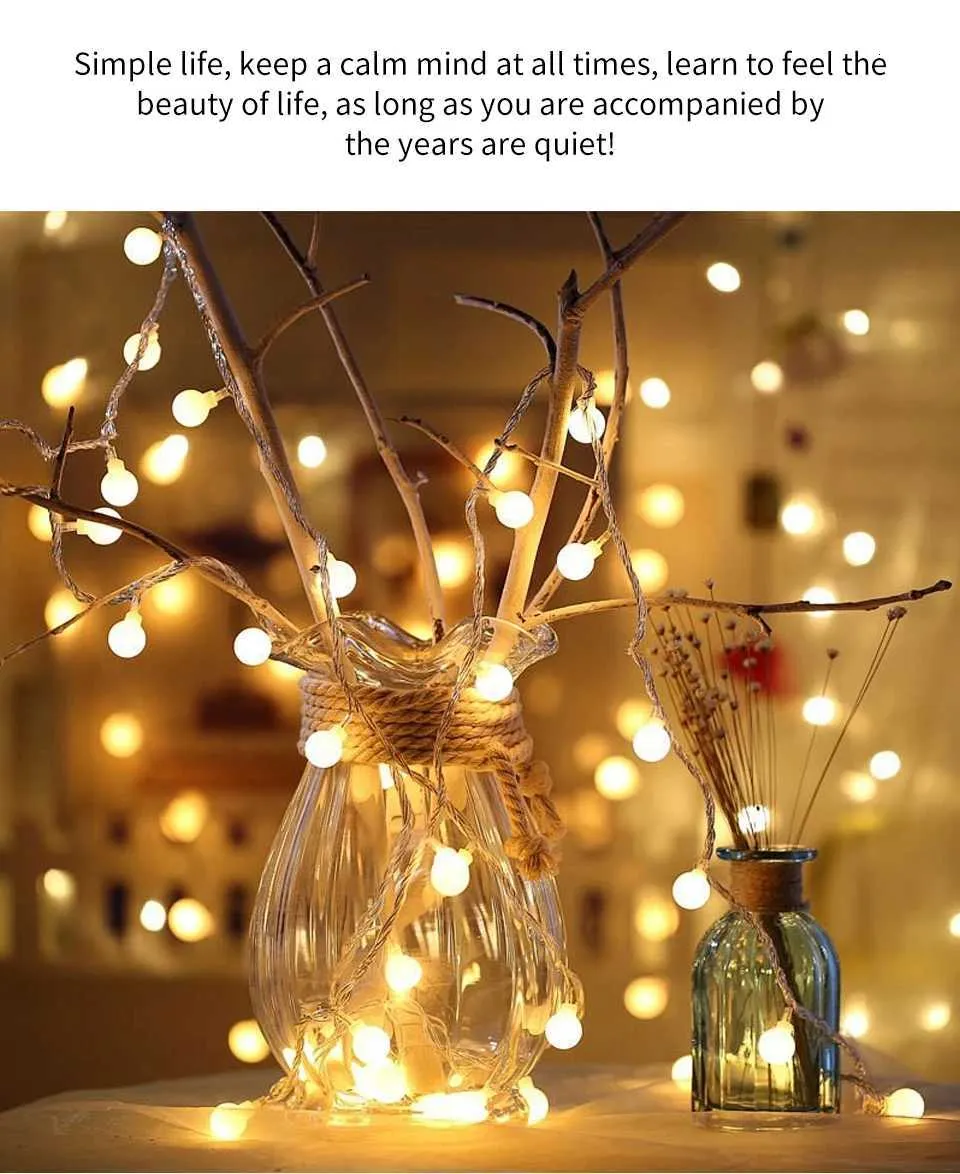 LED Orb Light Strip - 15M/3M/6M/10M - RGB Warm White Light - Outdoor ...