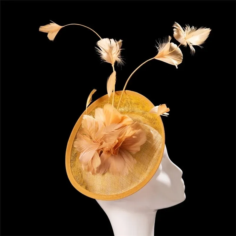 Millinery Fascinator Hat: Summer Italy Sinamay Church Hat, Vintage ...
