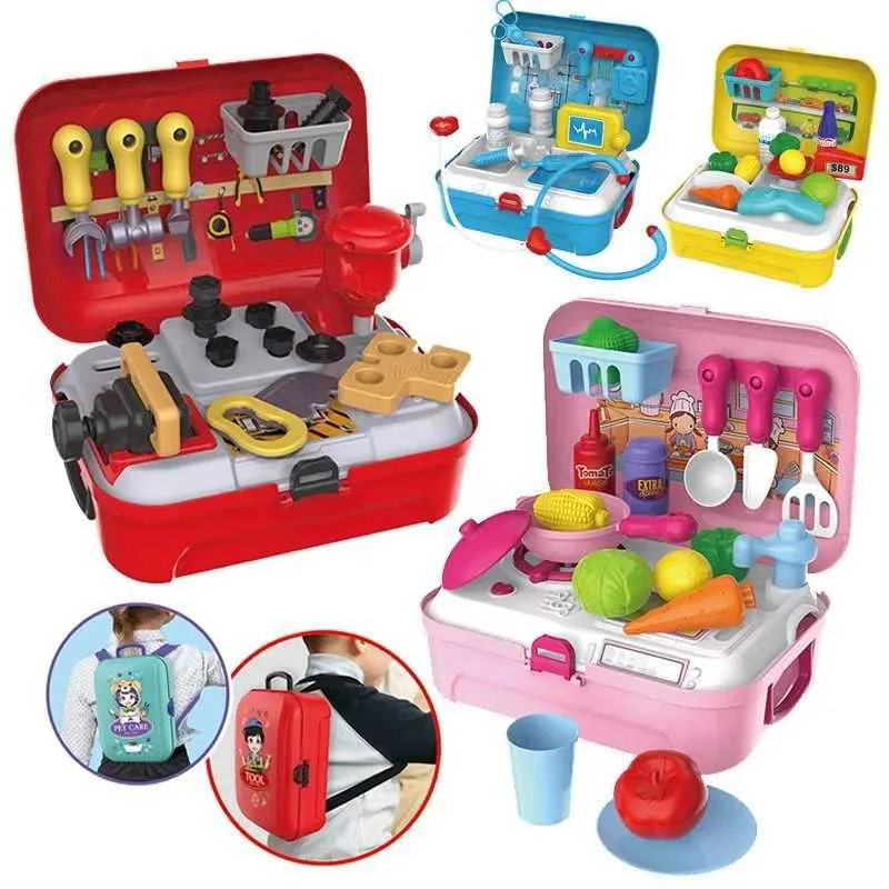 Hot Baby Miniature Kitchen Plastic Pretend Play Food Doctor Children's ...