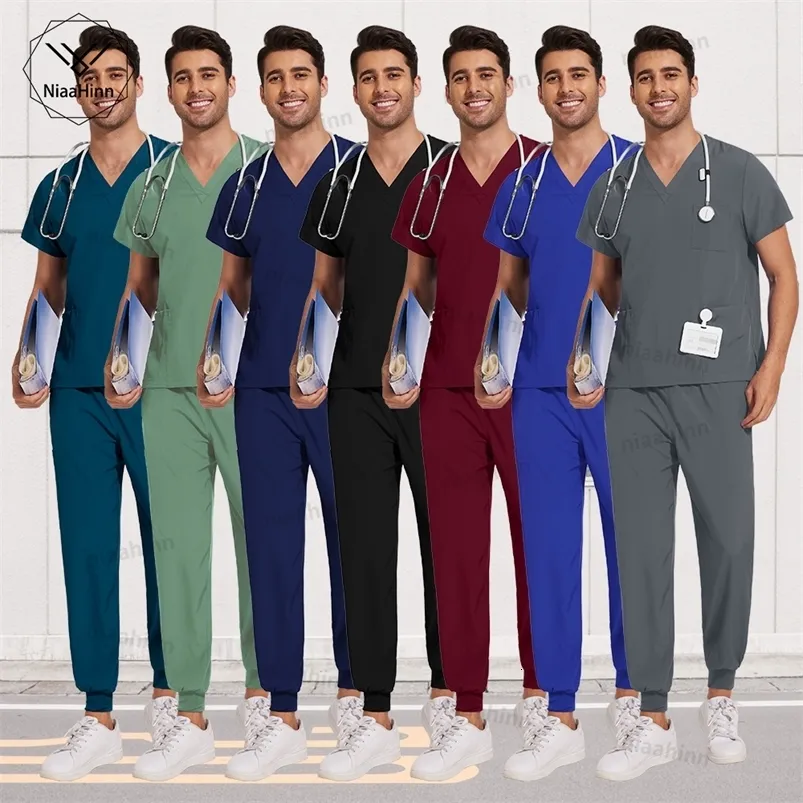 Scrubs Uniforms Jogger Set For Men & Women Medical... From Tonglian01 ...