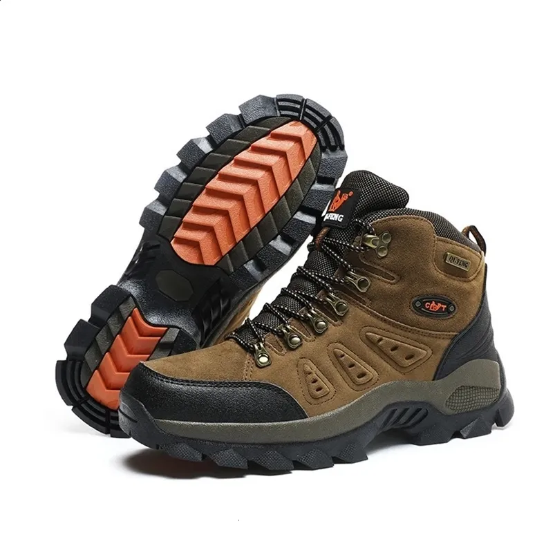 240912 Outdoor Hiking Boots Mens Non Slip Winter Ankle Climbing Shoes ...