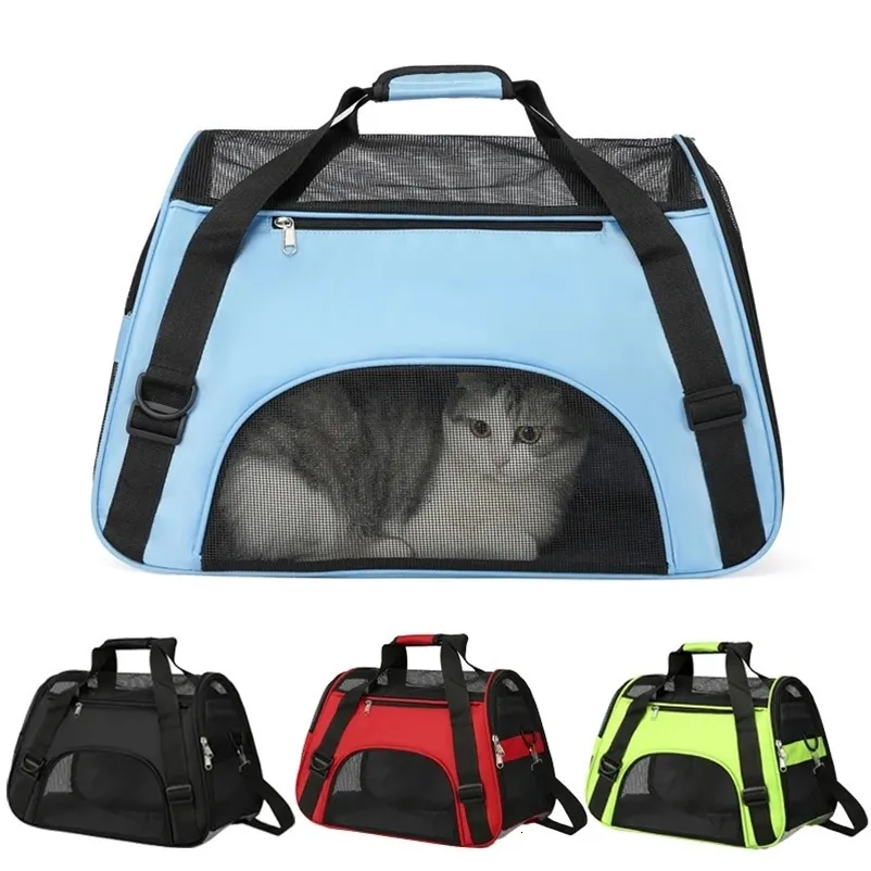 Cat Bag Soft-Sided Portable Mini Dog Bag Outgoing Travel Breathable Pet ...
