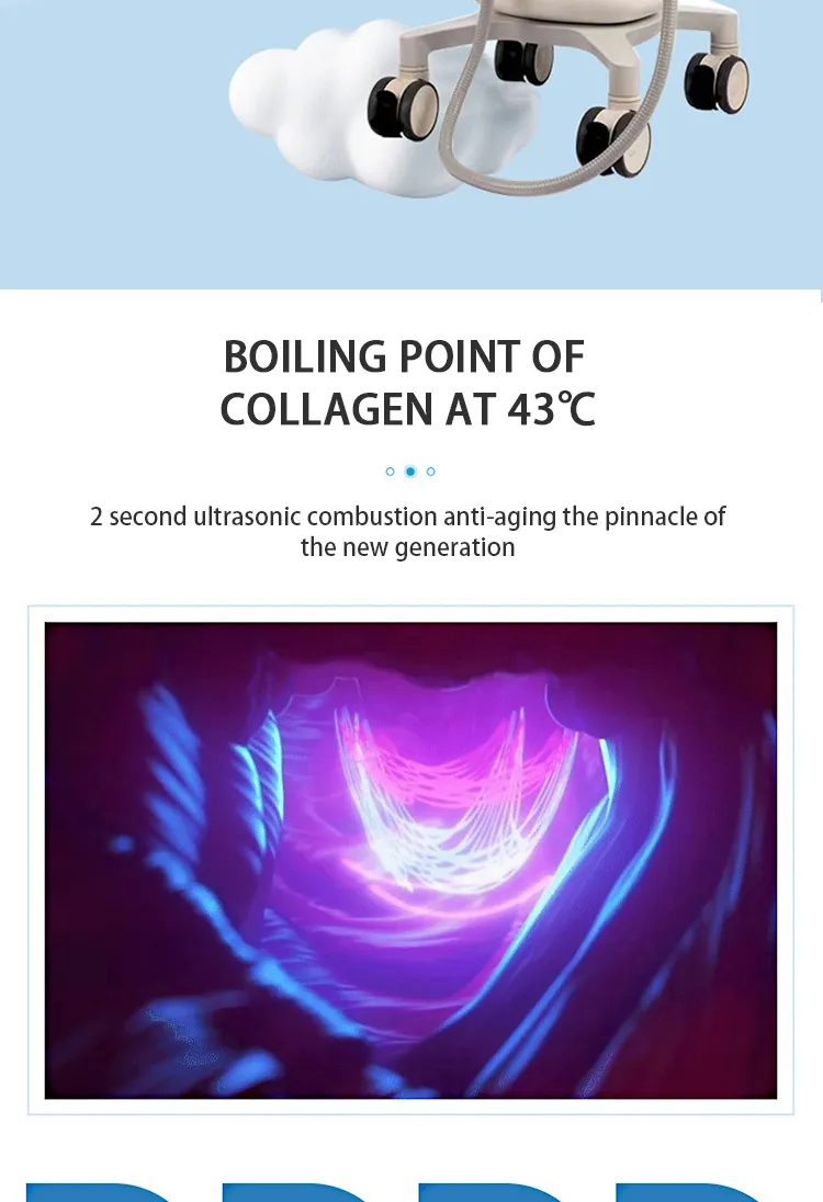 Professional High-Intensity RF HIFU Beauty Machine for Facial Lifting ...