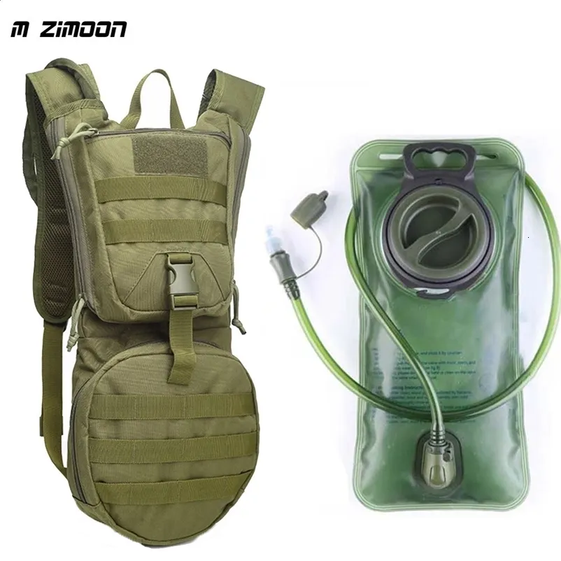 240828 Tactical Water Bladder Backpack Molle Hydration Pack For Cycling ...