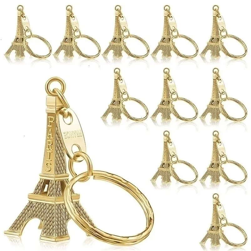 Eiffel Tower Keychains Novelty Keychain Set, Paris Souvenir Gift, Cute ...