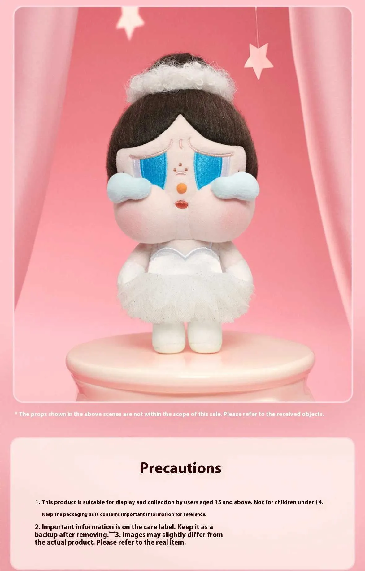 Authentic Crybaby Shiny Series Plush Hanging Card Birthday Gift for ...