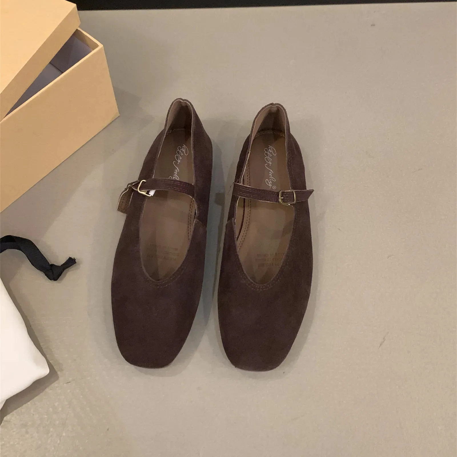 Bailamos Spring Women's Flats Round Toe Shallow Slip-On Casual Ballet ...