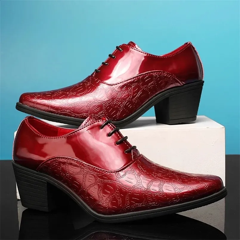 Wholesale Red High Heel Men's Dress Shoes Leather Oxford... At Only $27 ...