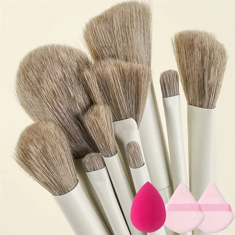 10/Makeup Brushes Set: Fluffy Soft Eye Shadow, Blush, Highlighter ...