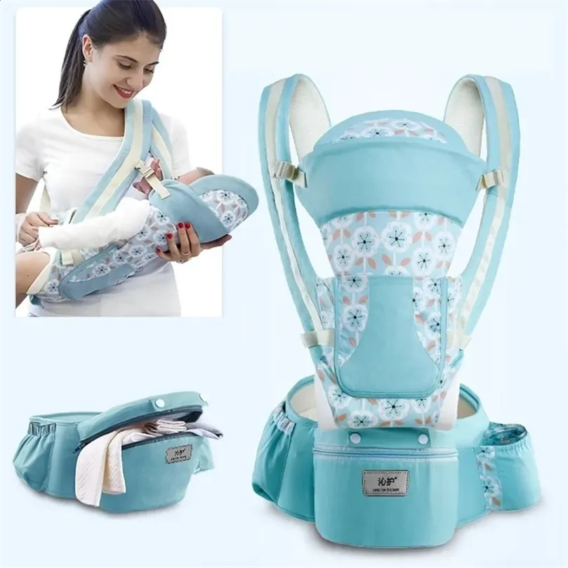 Born Ergonomic Baby Backpack Infant Hipseat Front Facing Kangaroo Wrap ...