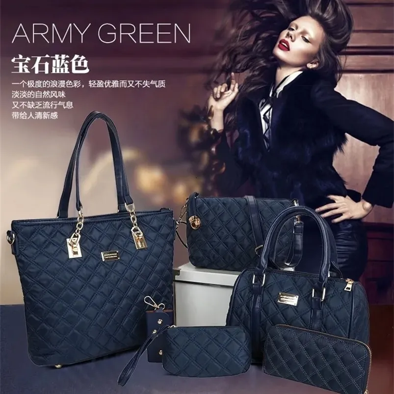 Spring and Autumn Women's Bag Set, Lingge Multi-Piece Design, Single ...