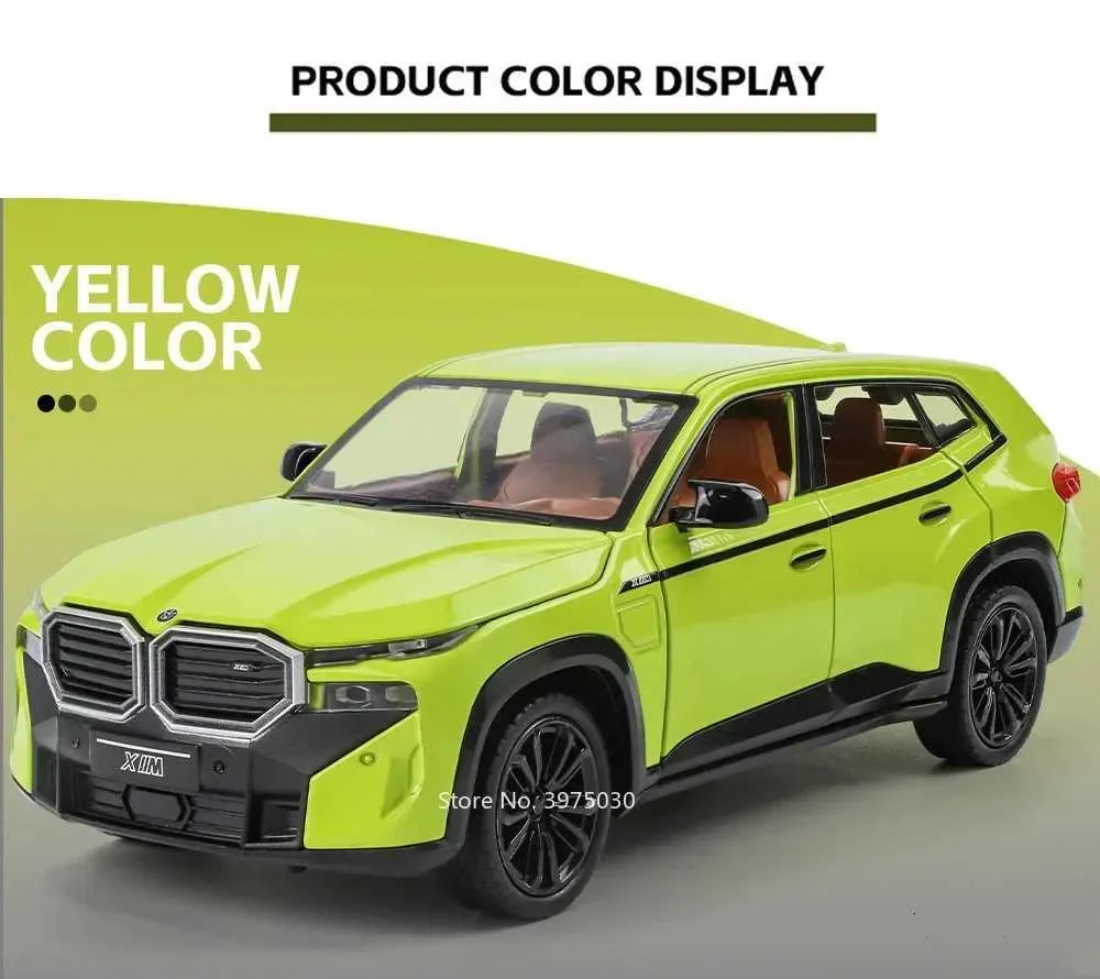 1:24 Scale Diecast Alloy Toy SUV Car Model with 6 Opening Doors, Pull ...