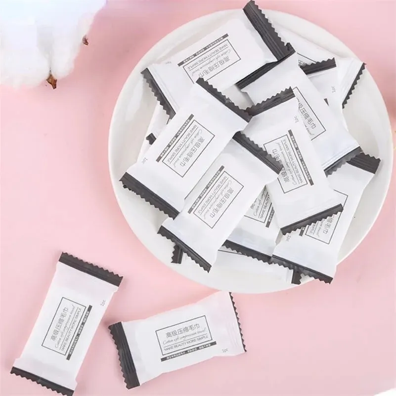 Compressed Cotton Towels Disposable Face, Hand & Body Tissues Travel ...