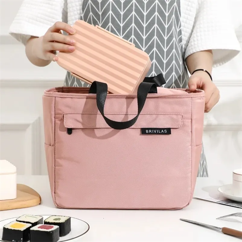Zipper Lunch Bag Bento Box Insulated Cooler Handbag... From Elegatstore ...
