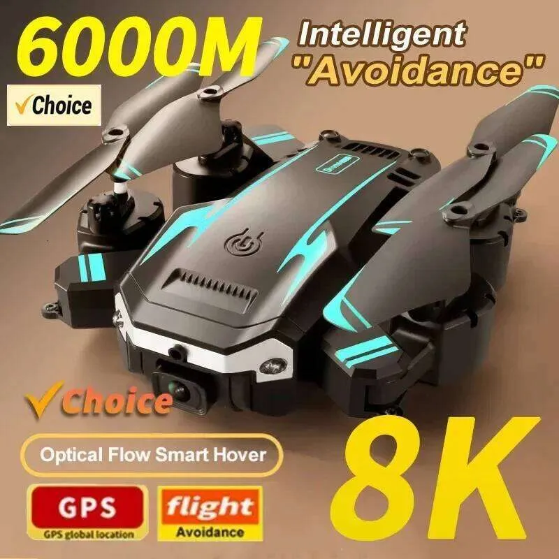 New G6 Drone 8K Dual Camera 5G GPS Foldable Quadrotor With 360° Aerial ...