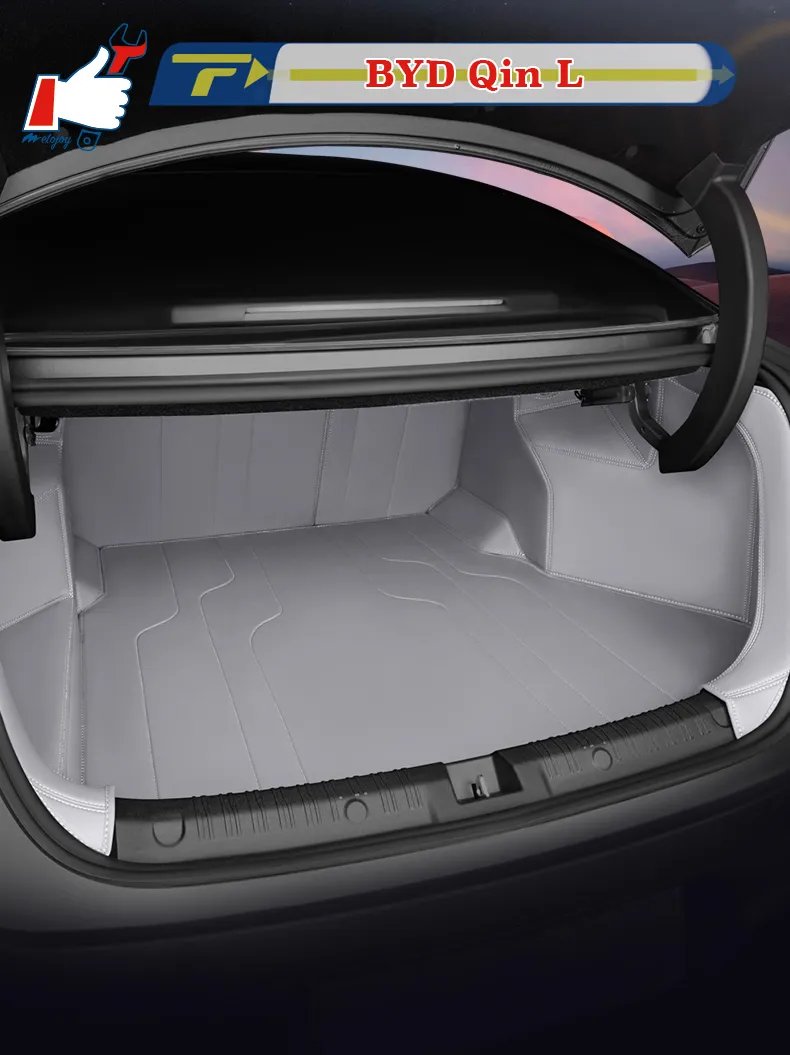 For BYD Qin L 2024 Car Trunk Mat Custom Fit Cargo Mat 3D Shaped Trunk ...